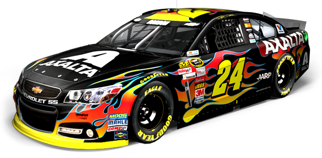 Jeff Gordon unveils 2014 AXALTA paint scheme at Las Vegas (Photos ...