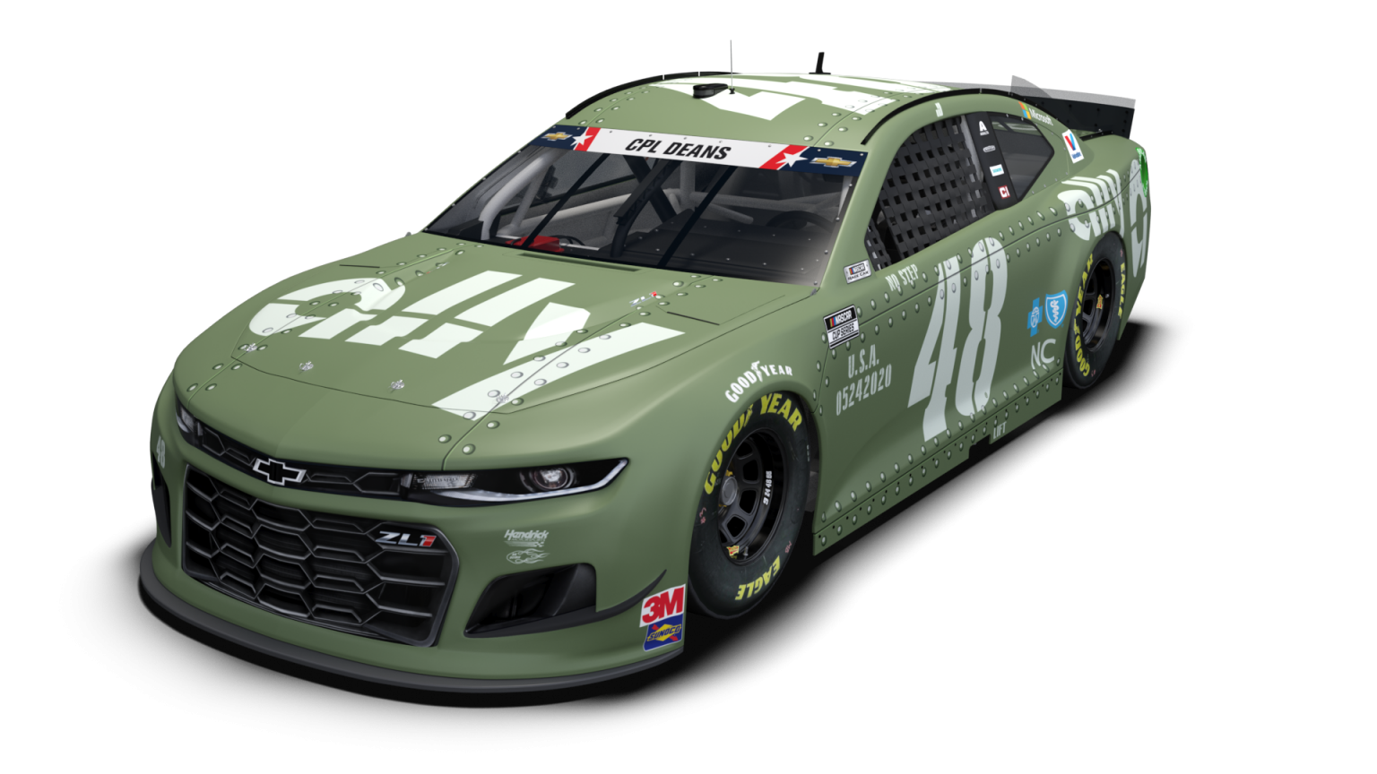No. 48 Ally military tribute scheme unveiled for 600-mile race at ...