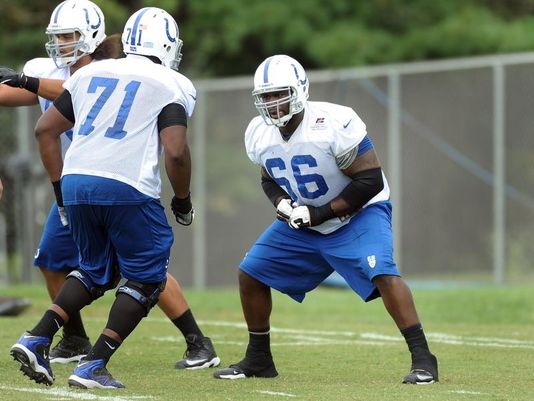 Colts LG Donald Thomas re-tore his quad in practice | Tireball Sports