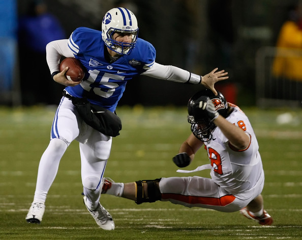 Former BYU star Max Hall arrested for shoplifting and drug possession ...